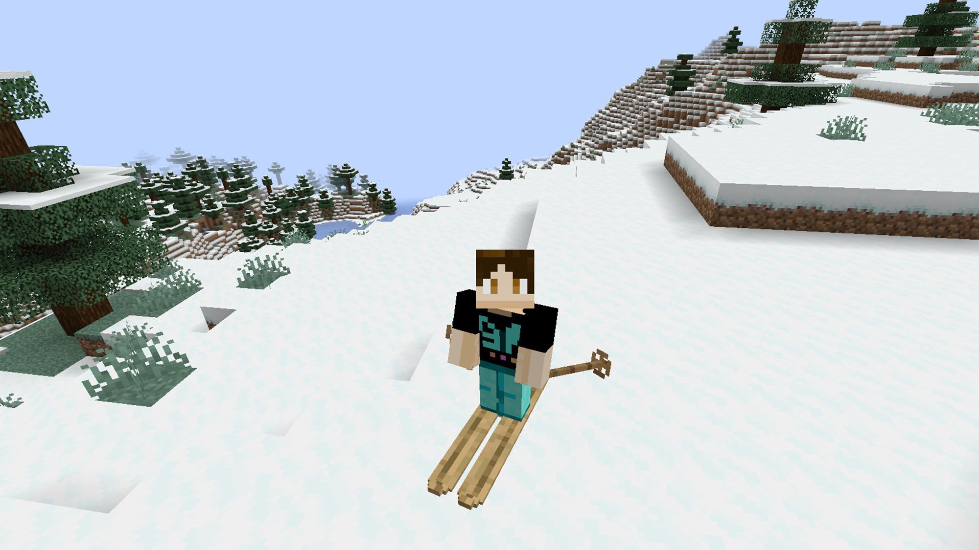 Skifahren in Minecraft | GPORTAL