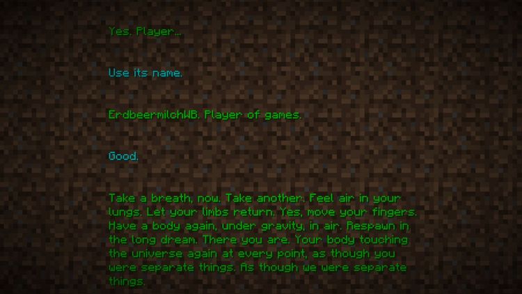The Minecraft End Poem | GPORTAL